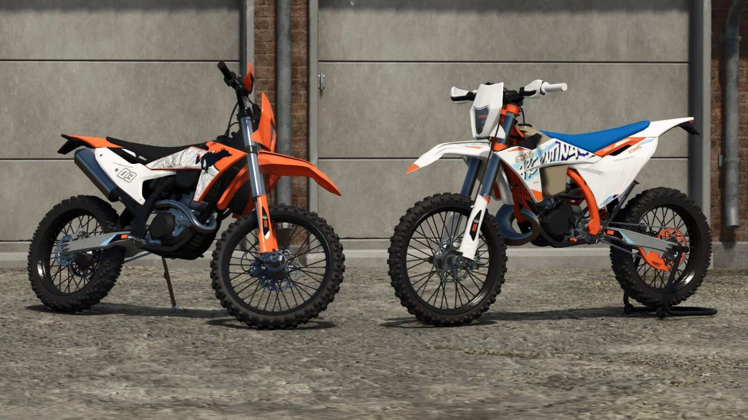 KTM 350 EXCF v1.0.0.0 - FS25 / FS22 Mod