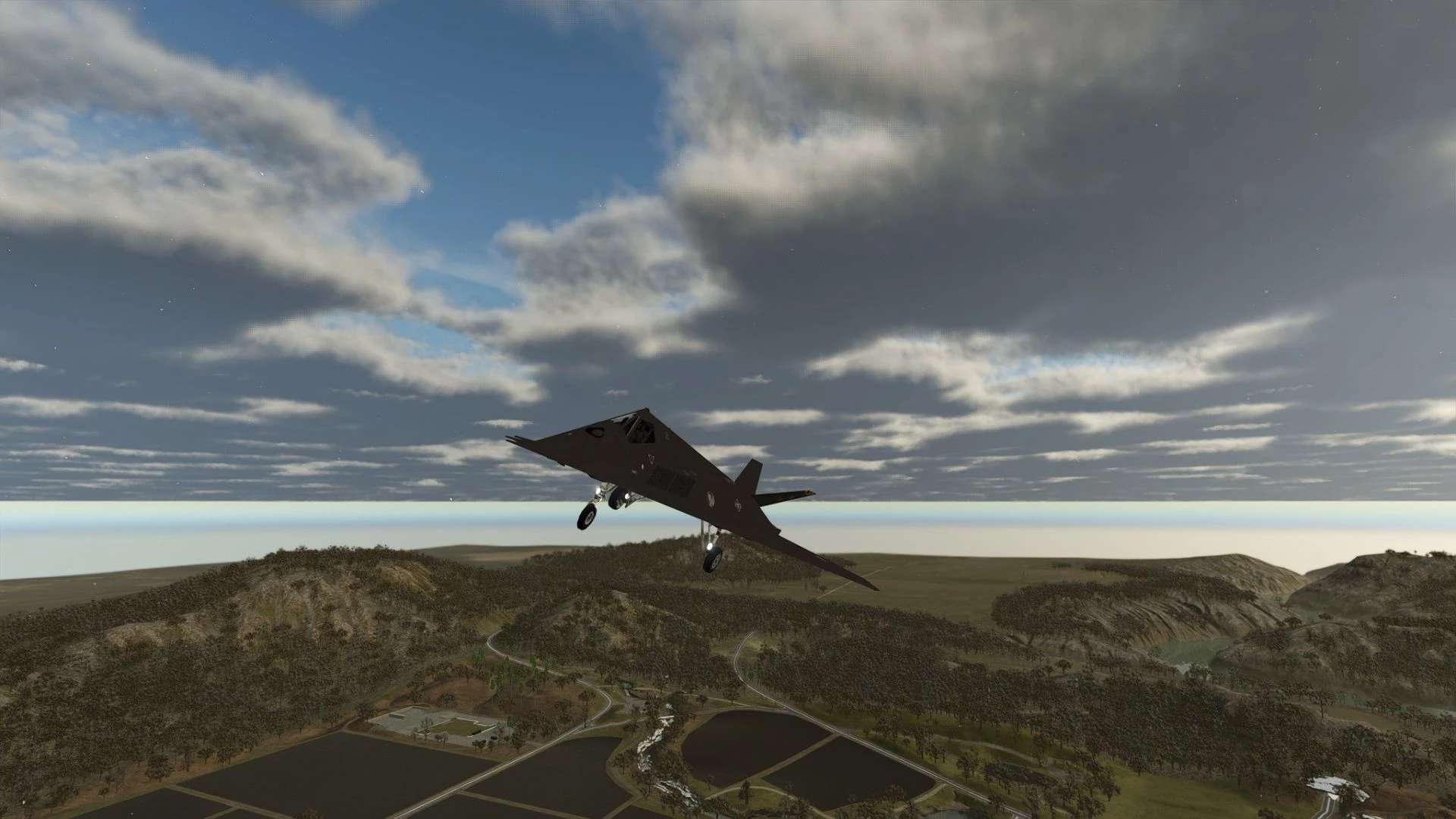 Lockheed F-117 Nighthawk v1.0.0.0 - FS25 / FS22 Mod