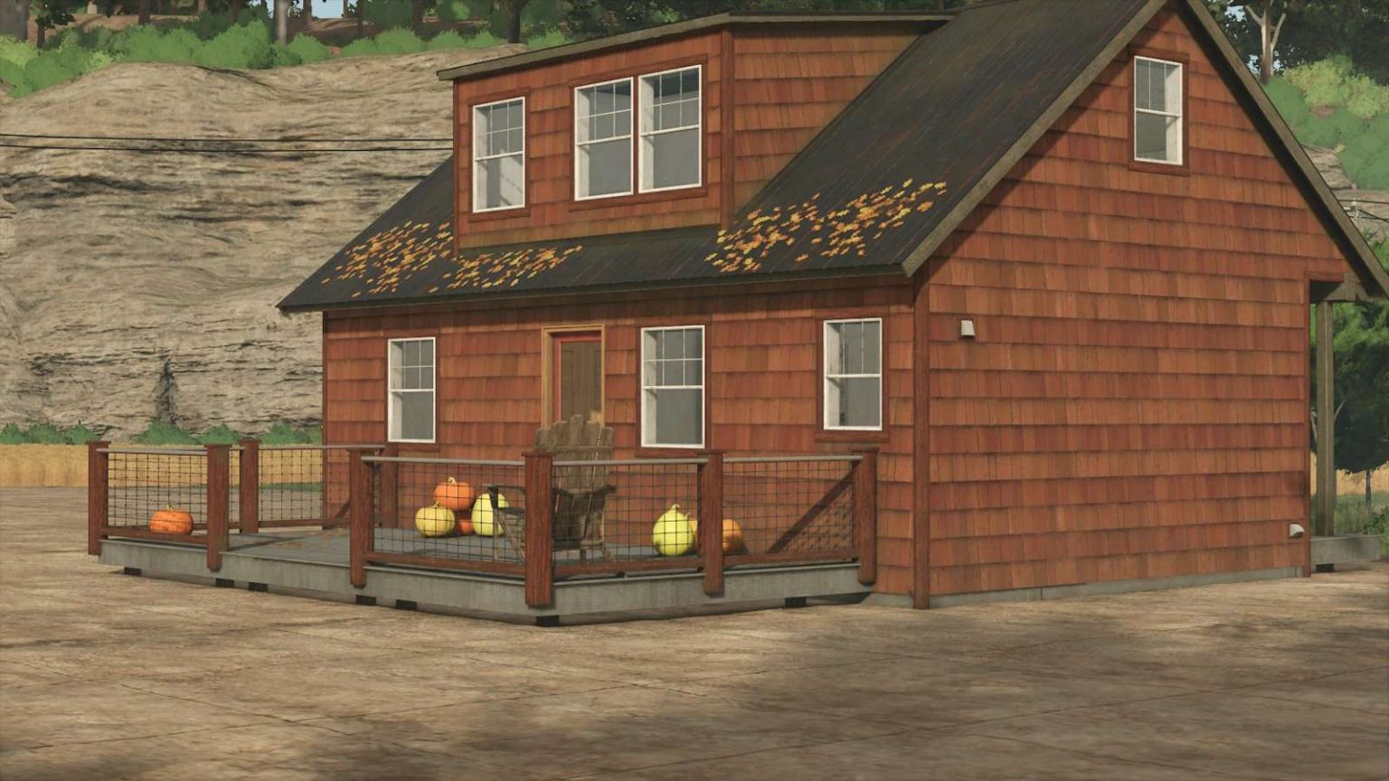 Log Cabin House v1.0.0.0 - FS25 / FS22 Mod