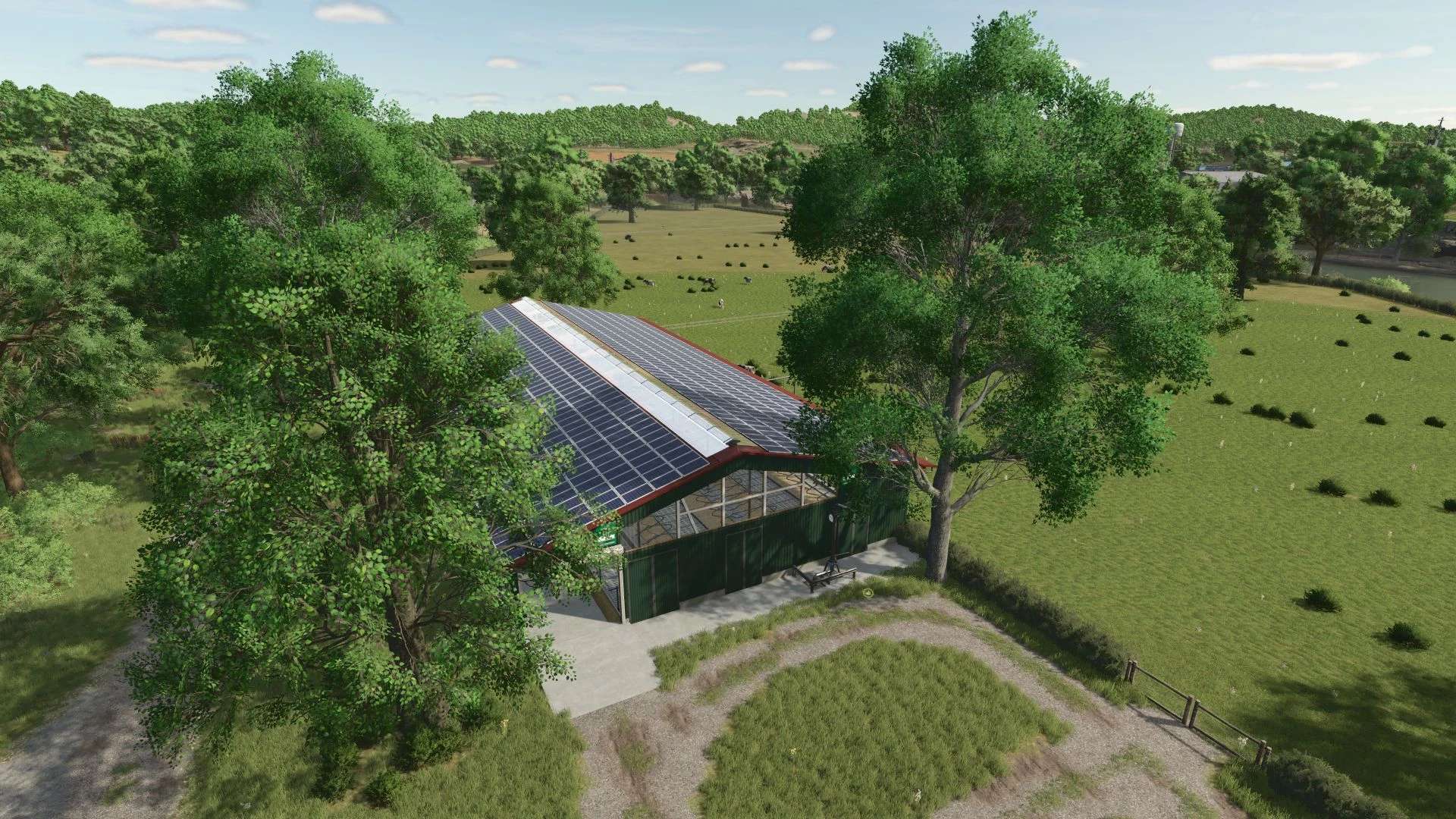 Lux Cowshed v1.0.0.1 - FS25 / FS22 Mod