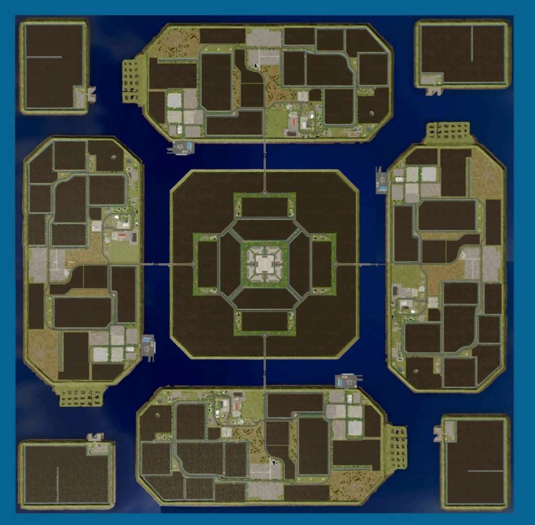 Match Map 4fach Mulifruit Challenge Map v1.0.0.0 - FS25 / FS22 Mod