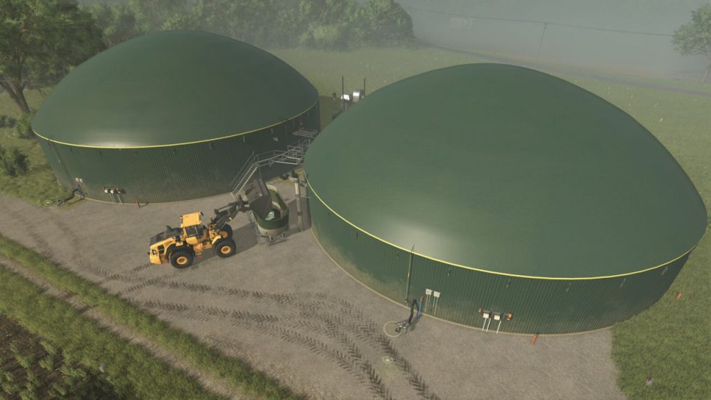 Medium Biogas Plant Package V1.0.0.1 - FS25 / FS22 Mod