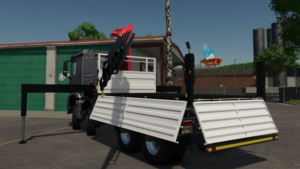 Multilift platform with Palfinger crane V1.0.0.0 - FS25 / FS22 Mod