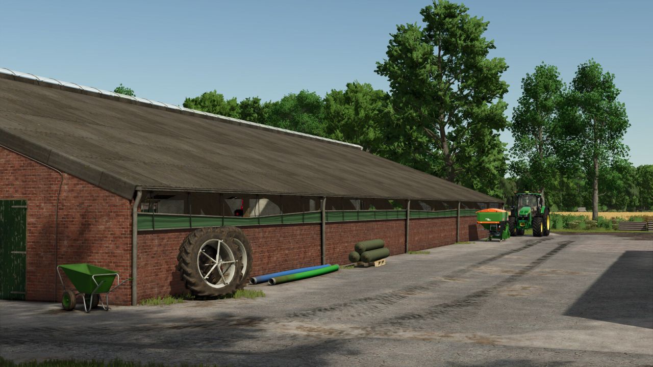 Old Cowshed V1.2.0.0 - FS25 / FS22 Mod
