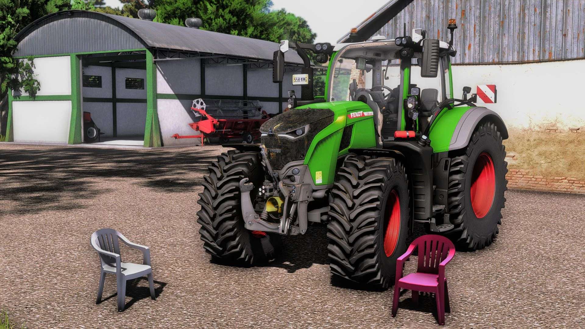 Plastic Chair v1.0.0.1 - FS25 / FS22 Mod