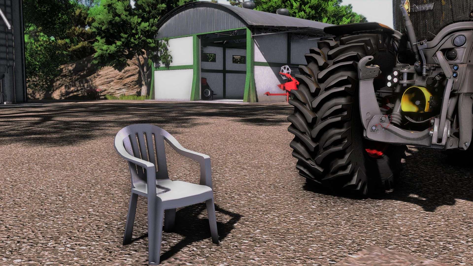 Plastic Chair v1.0.0.1 - FS25 / FS22 Mod