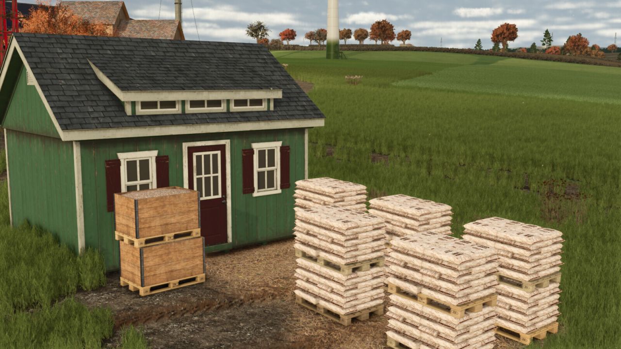 Refined Wood Chips, Sawdust Factory And Fuel Production Pack V1.0.0.2 ...