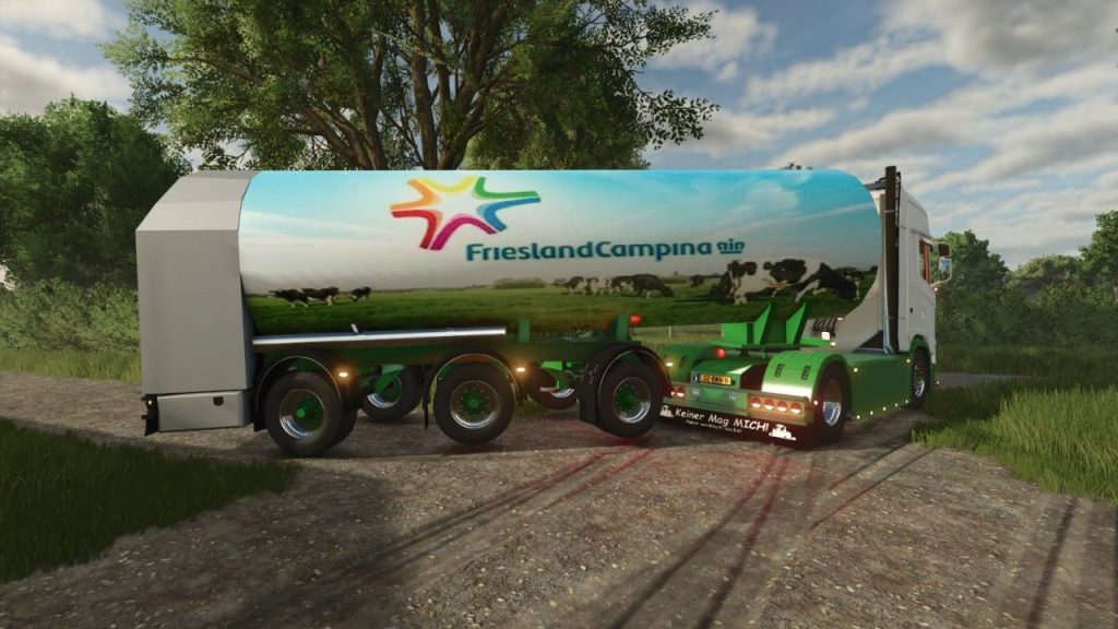 RMO Dutch milk trailer V1.0.0.1 - FS25 / FS22 Mod
