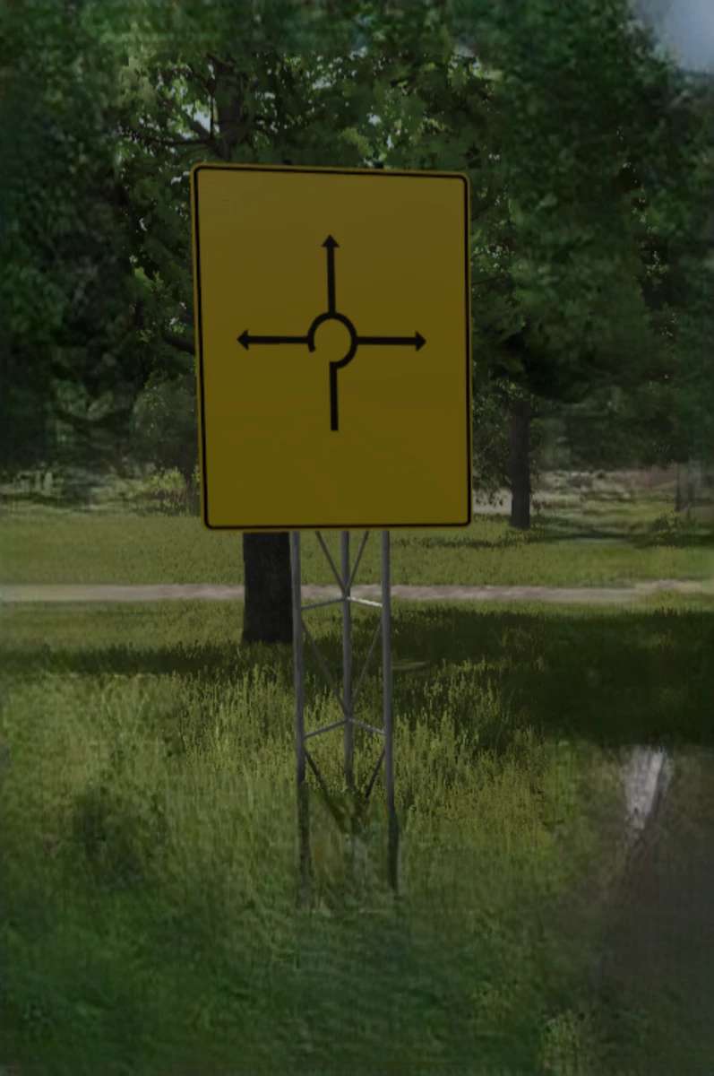 Roundabout texture for advance direction signs from the R5 Tool v1.0.0. ...