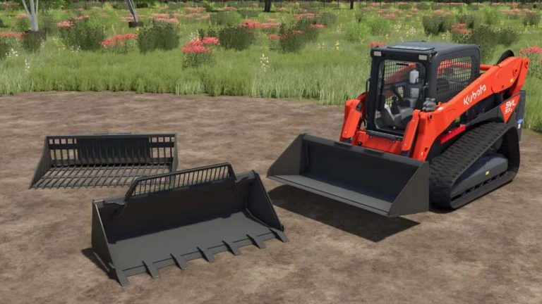 Skid Steer Buckets Terrafarm Ready v1.0.0.0 - FS25 / FS22 Mod