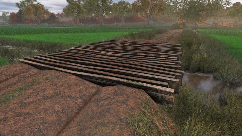Wooden bridge V1.0.0.0 - FS25 / FS22 Mod