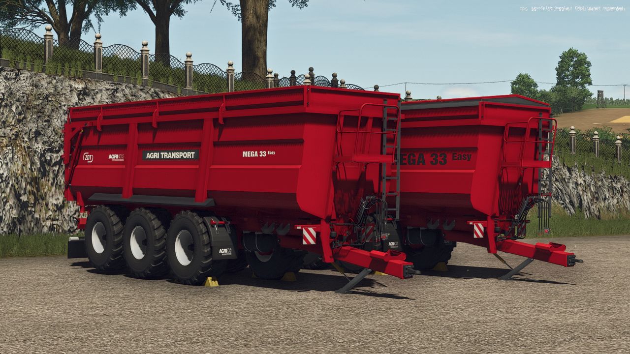 ZDT Agrics Mega 33 V1.0.0.0 - FS25 / FS22 Mod