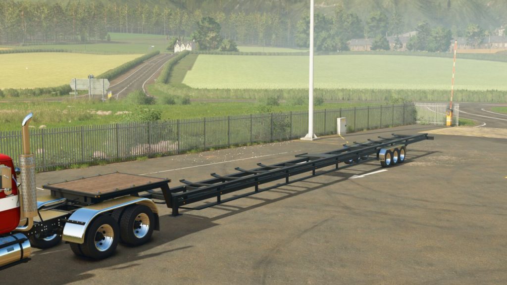 60ft Header Semitrailer V1.0.0.0 - FS25 / FS22 Mod