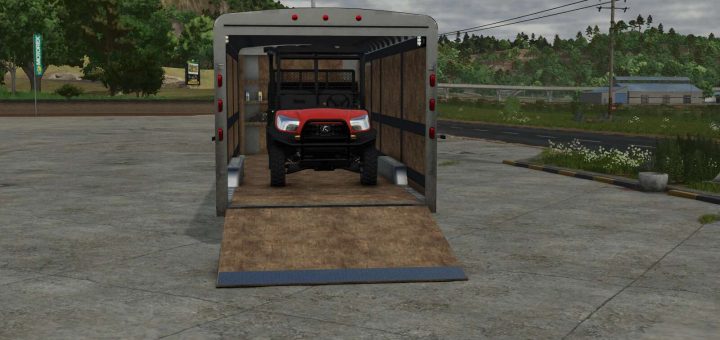 Enclosed Trailer Mods | FS22 Mods | Farming Simulator 22 Mods