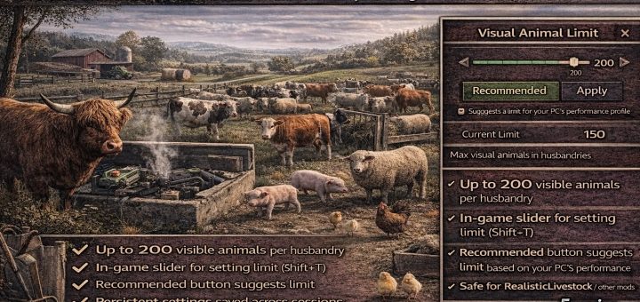 Visual Animals Mods | FS22 Mods | Farming Simulator 22 Mods