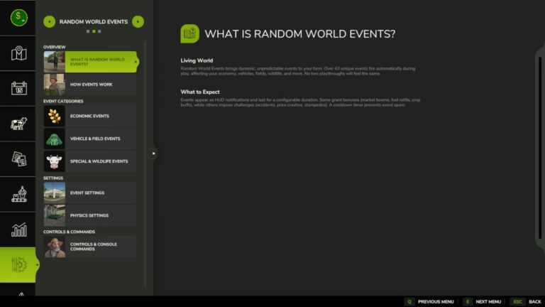 Random World Events v2.0.0.2 - FS25 / FS22 Mod