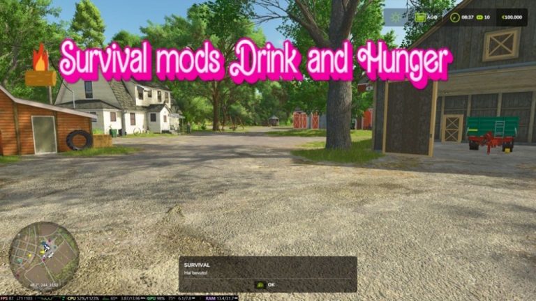 Survival Mode v1.0.0.0 - FS25 / FS22 Mod