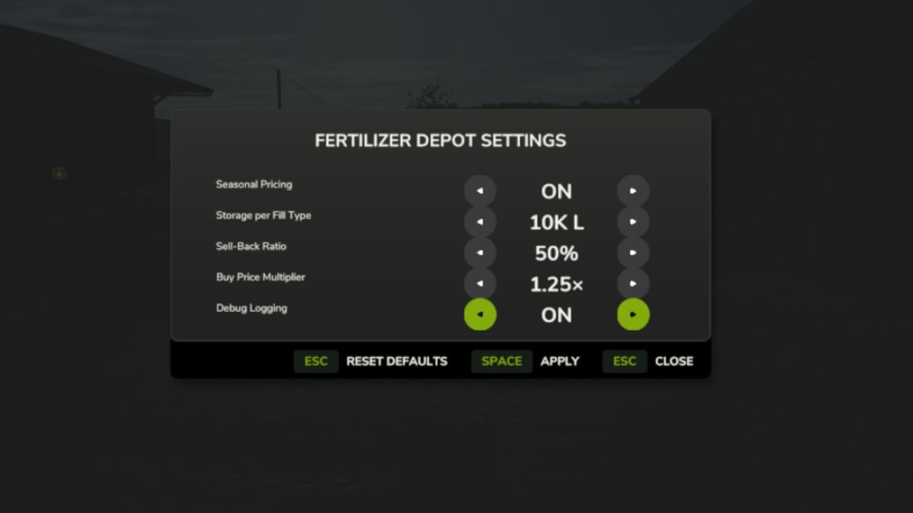 Fertilizer Depot V1.0.3.1 - FS25 / FS22 Mod