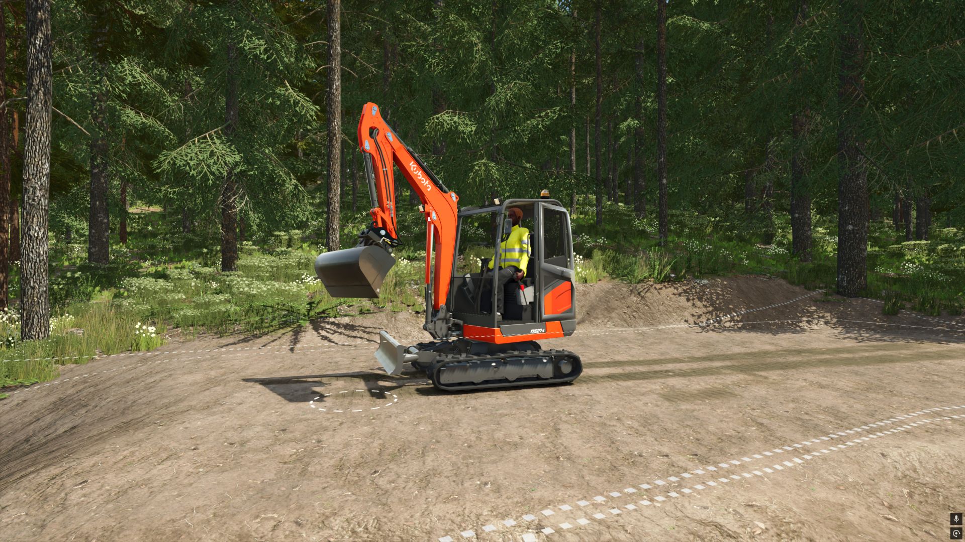 Kubota KX27 v1.0.0.0 - FS25 / FS22 Mod