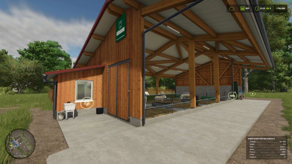 Sheep barn 500 V1.0.0.0 - FS25 / FS22 Mod