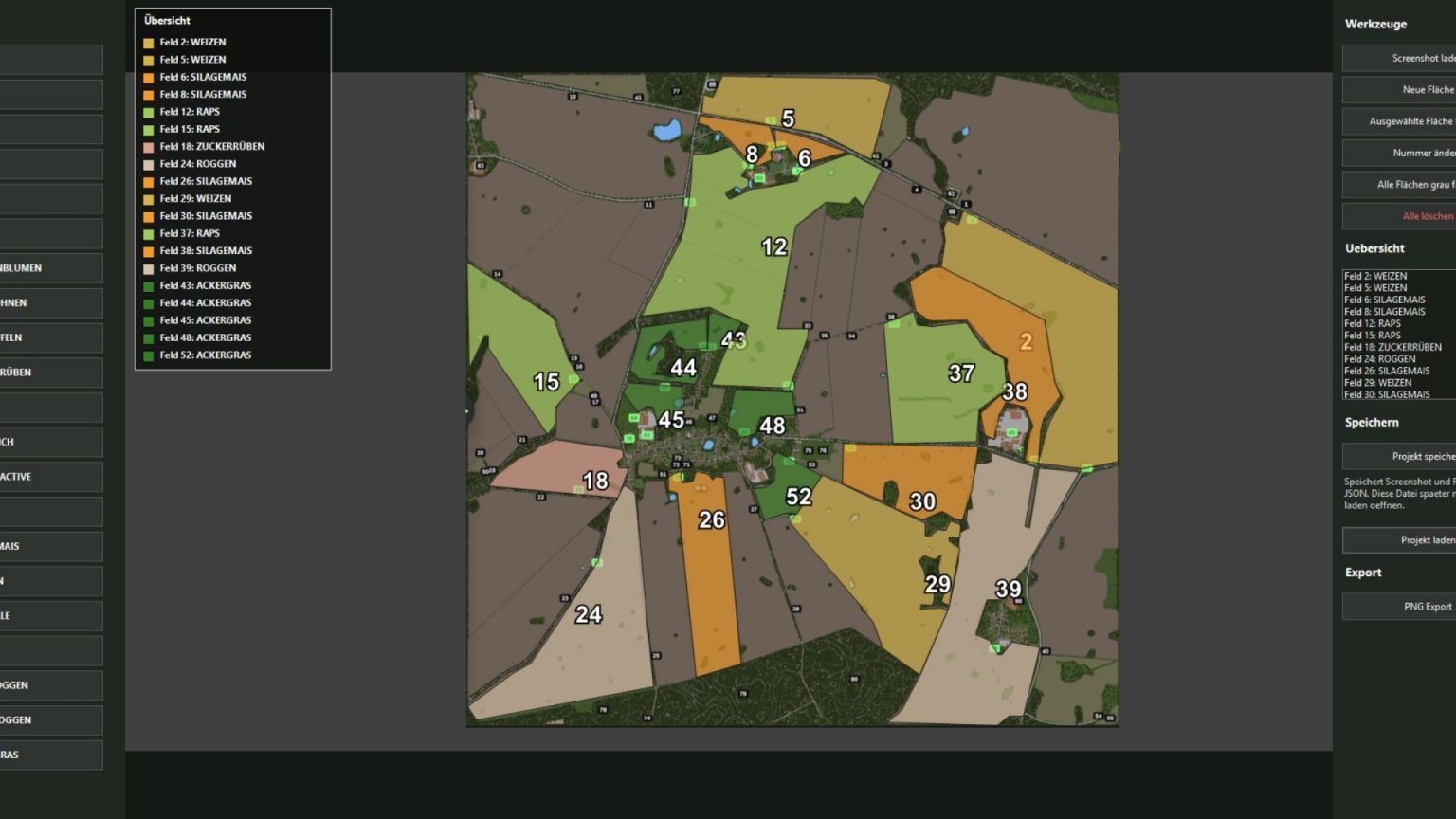 Crop planner program v1.0.0.0 - FS25 / FS22 Mod