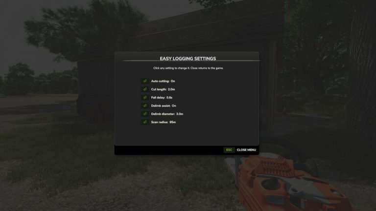 Easy Logging V1.0.0.1 - FS25 / FS22 Mod