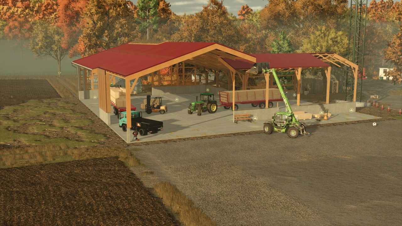 Hall Configurator V1.0.1.1 - FS25 / FS22 Mod
