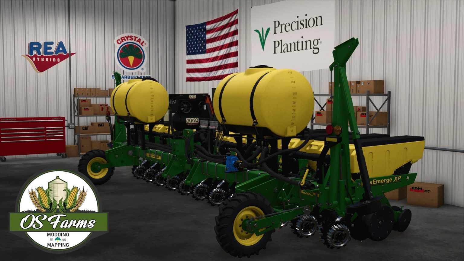 John Deere 1730 12 Row 22 inch planter v1.0.0.0 - FS25 / FS22 Mod