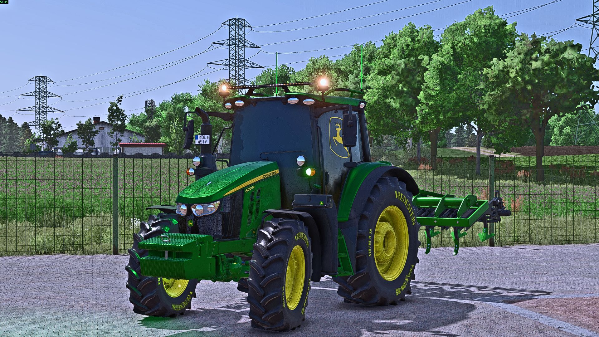 John Deere 6M Series V1.2.0.0 - FS25 / FS22 Mod