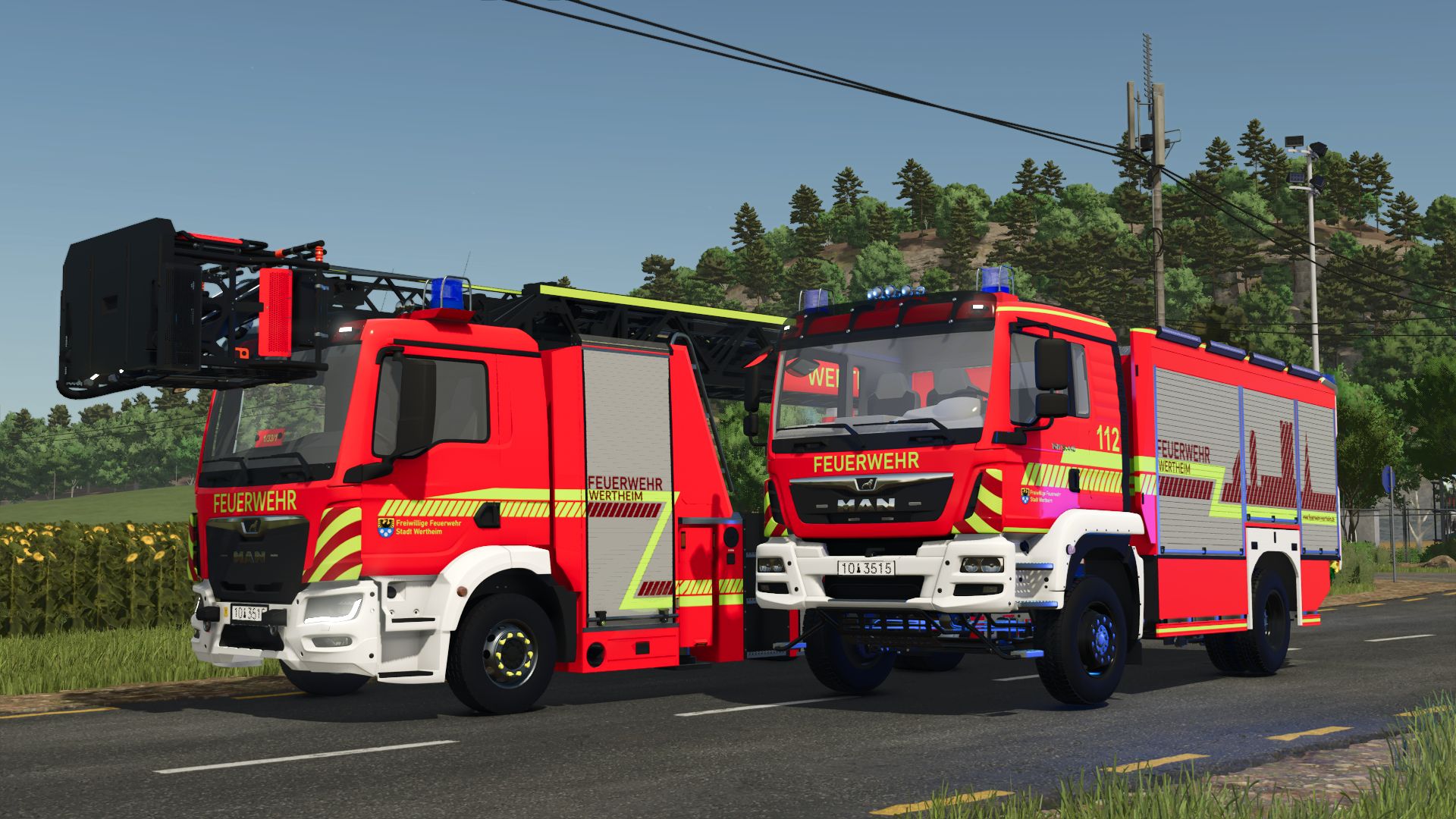 MAN Ziegler TLF 4000 V1.0.0.3 - FS25 / FS22 Mod